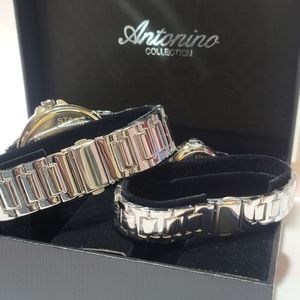 Antonino Collection | Accessories | Antonino His Her Wrist Watch Set ...